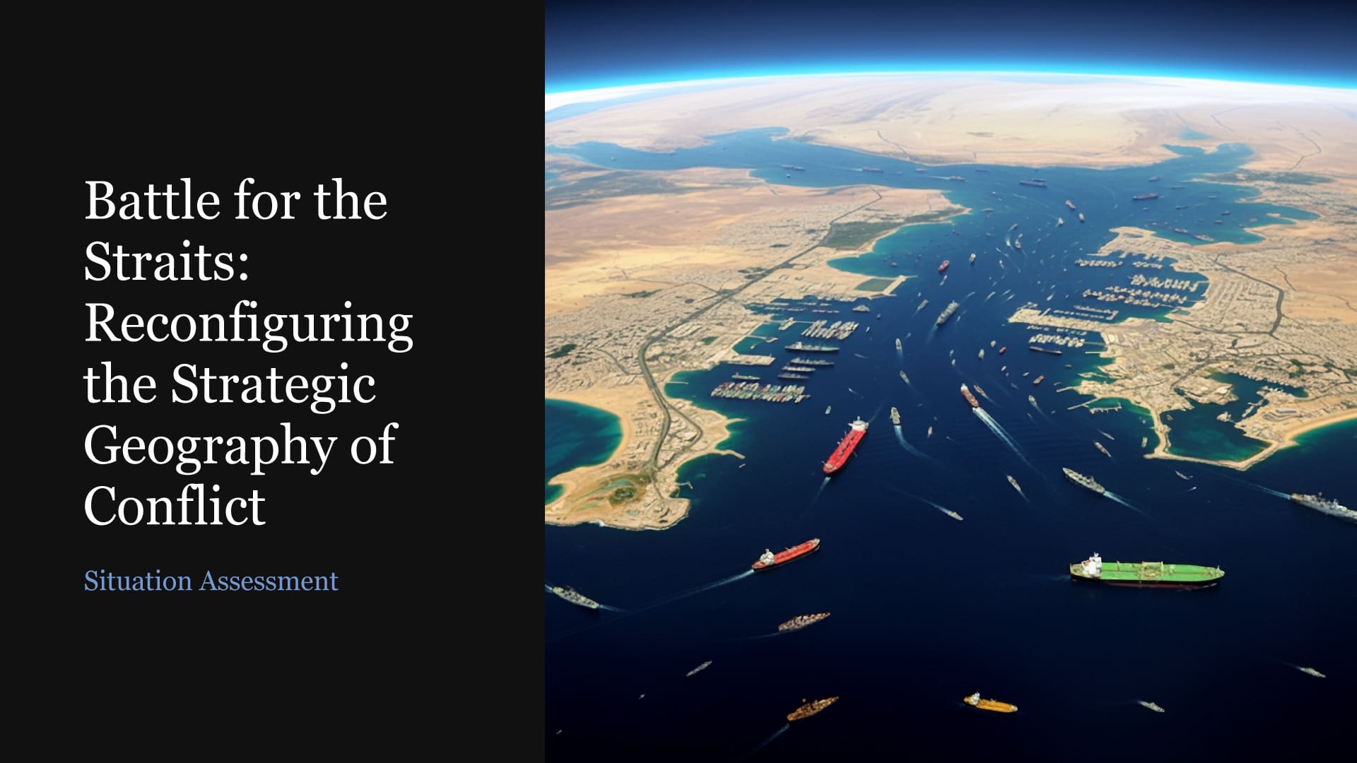 Battle for the Straits: Reconfiguring the Strategic Geography of ...